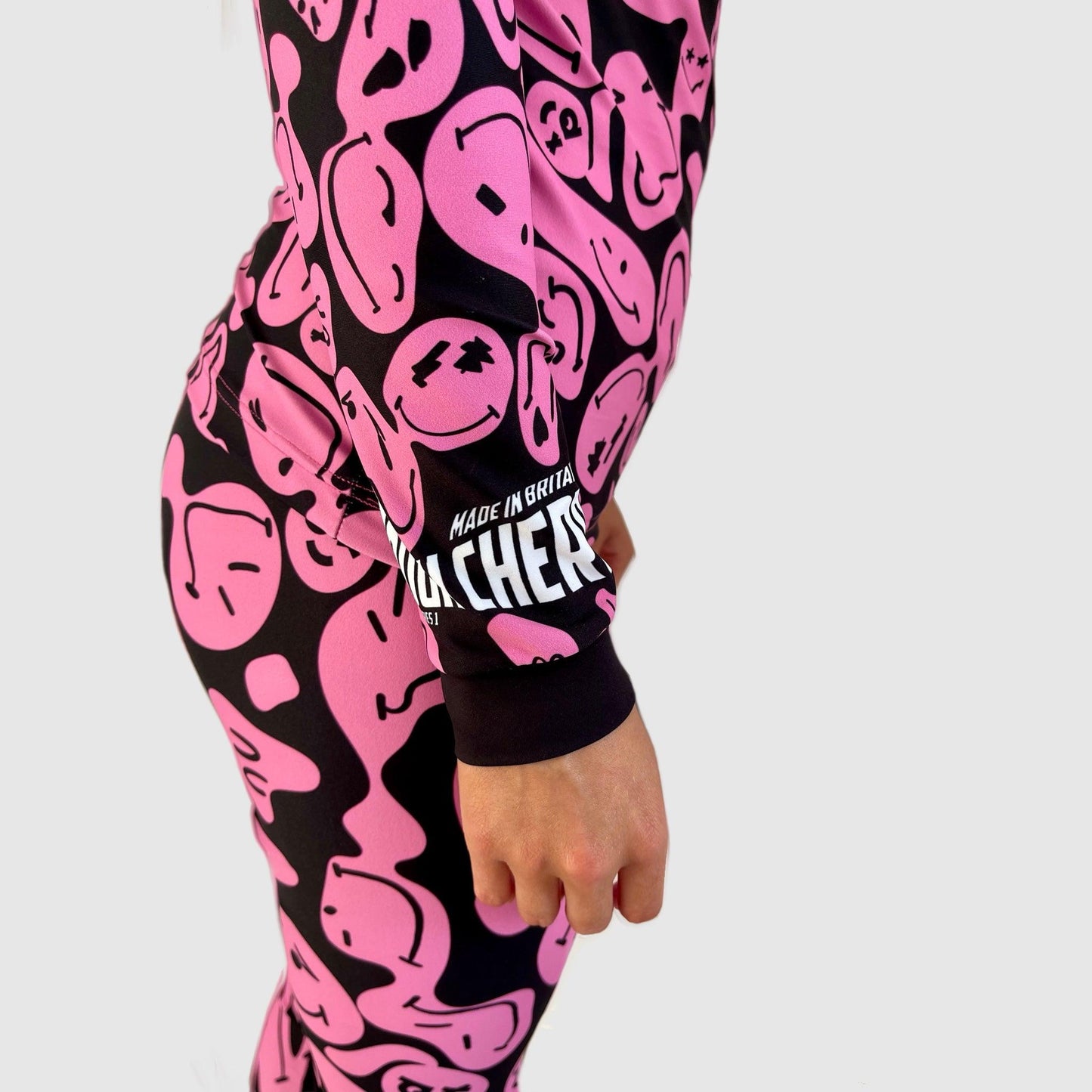 Smiley Rash Guard – Tough Cherry